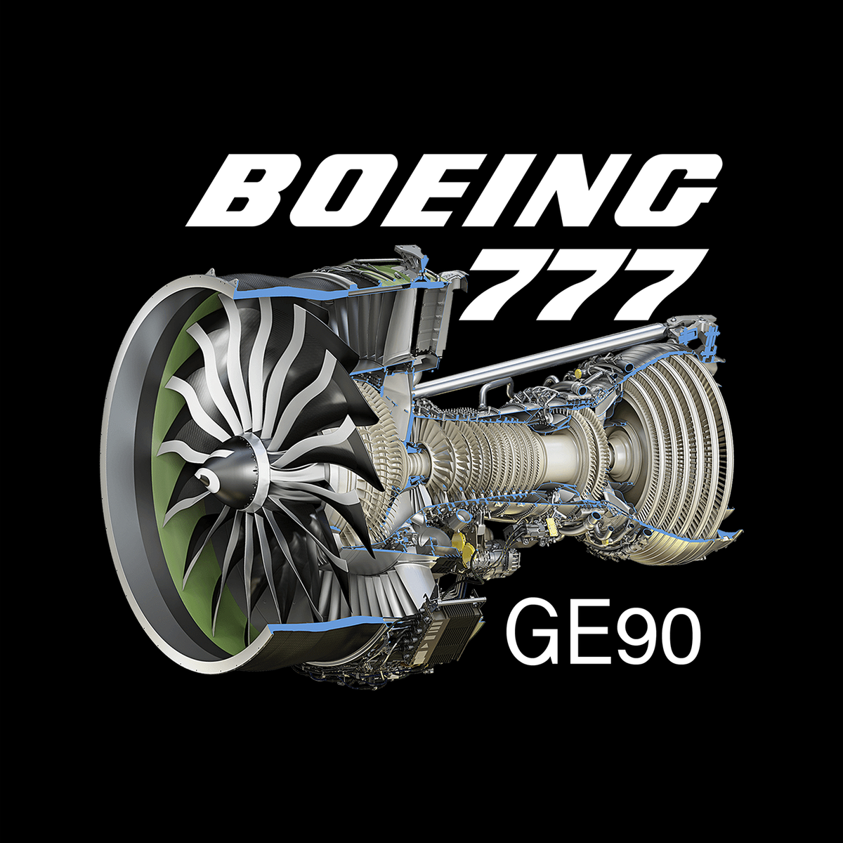 Boeing 777 & GE90 Engine – Aviation Shop