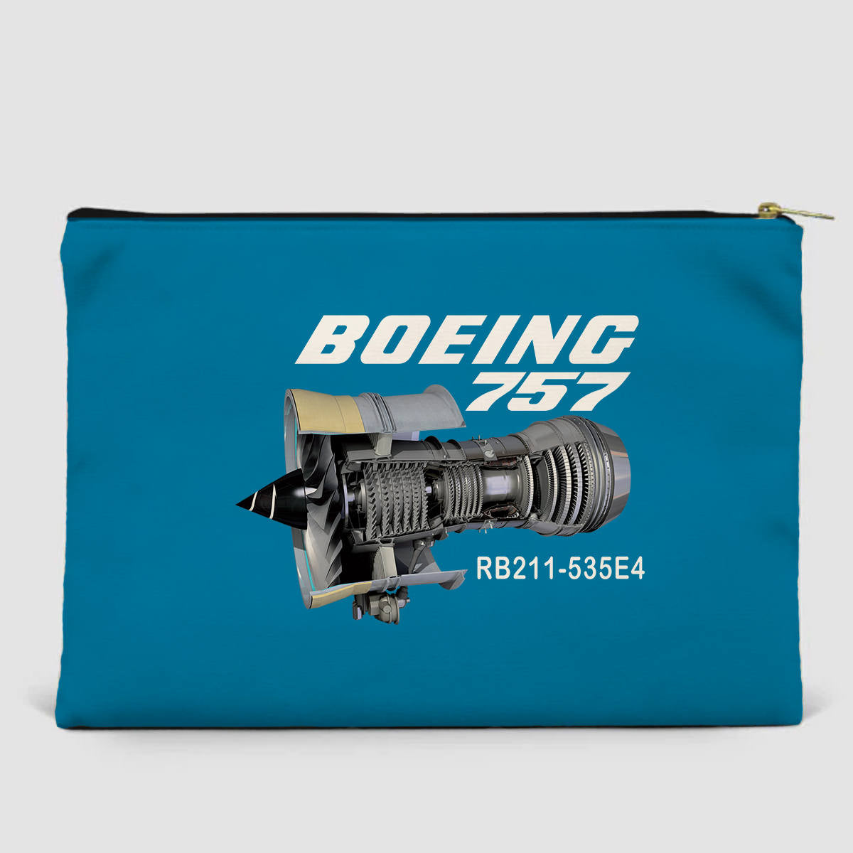 Boeing 757 & Rolls Royce Engine (RB211) Designed Zipper Pouch ...