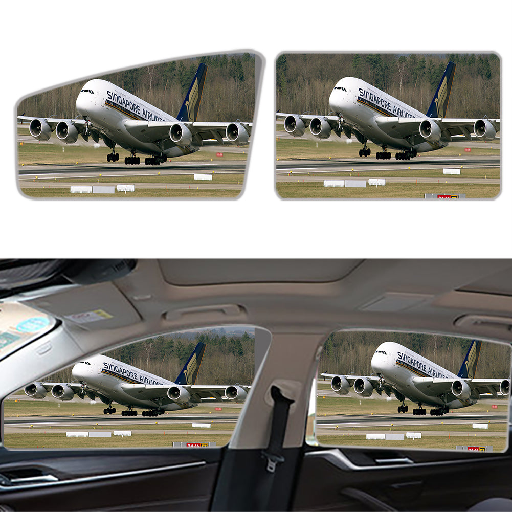Departing Singapore Airlines A380 Designed Car Sun Shade (Side window ...