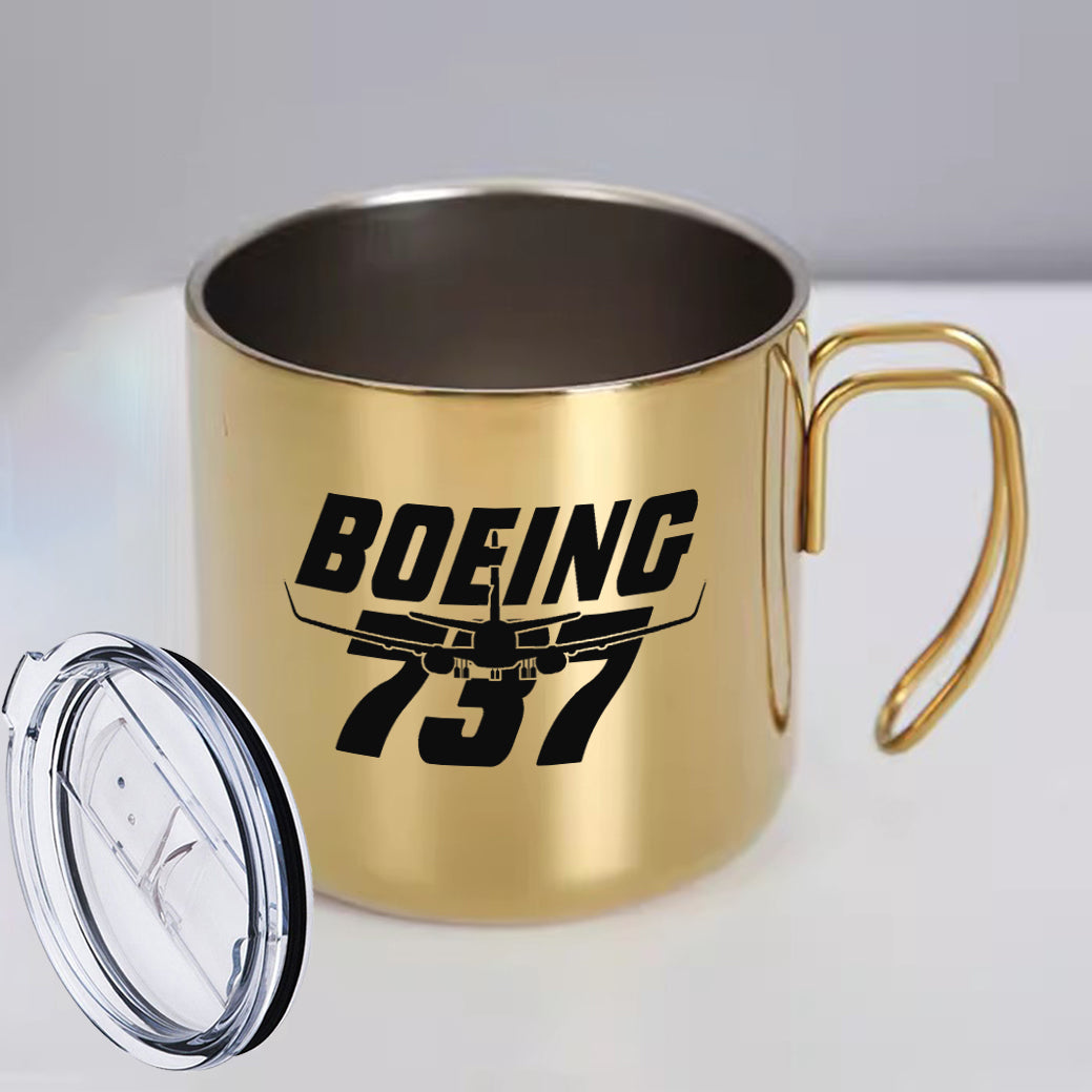 Amazing Boeing 737 Designed Stainless Steel Portable Mugs – Aviation Shop