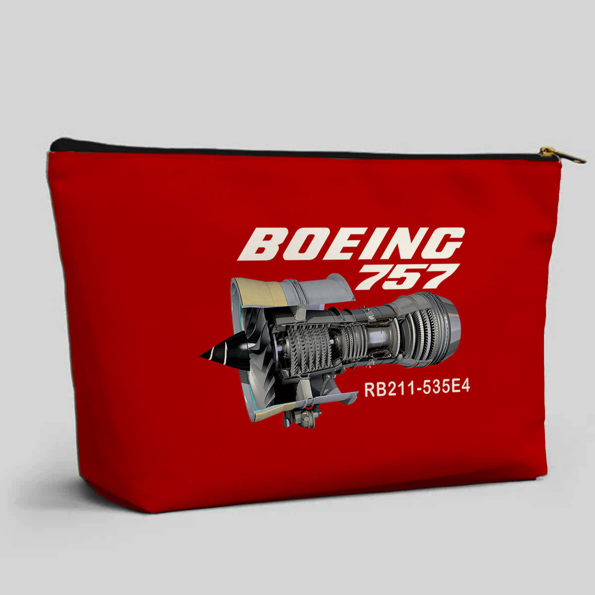 Boeing 757 & Rolls Royce Engine (RB211) Designed Zipper Pouch ...