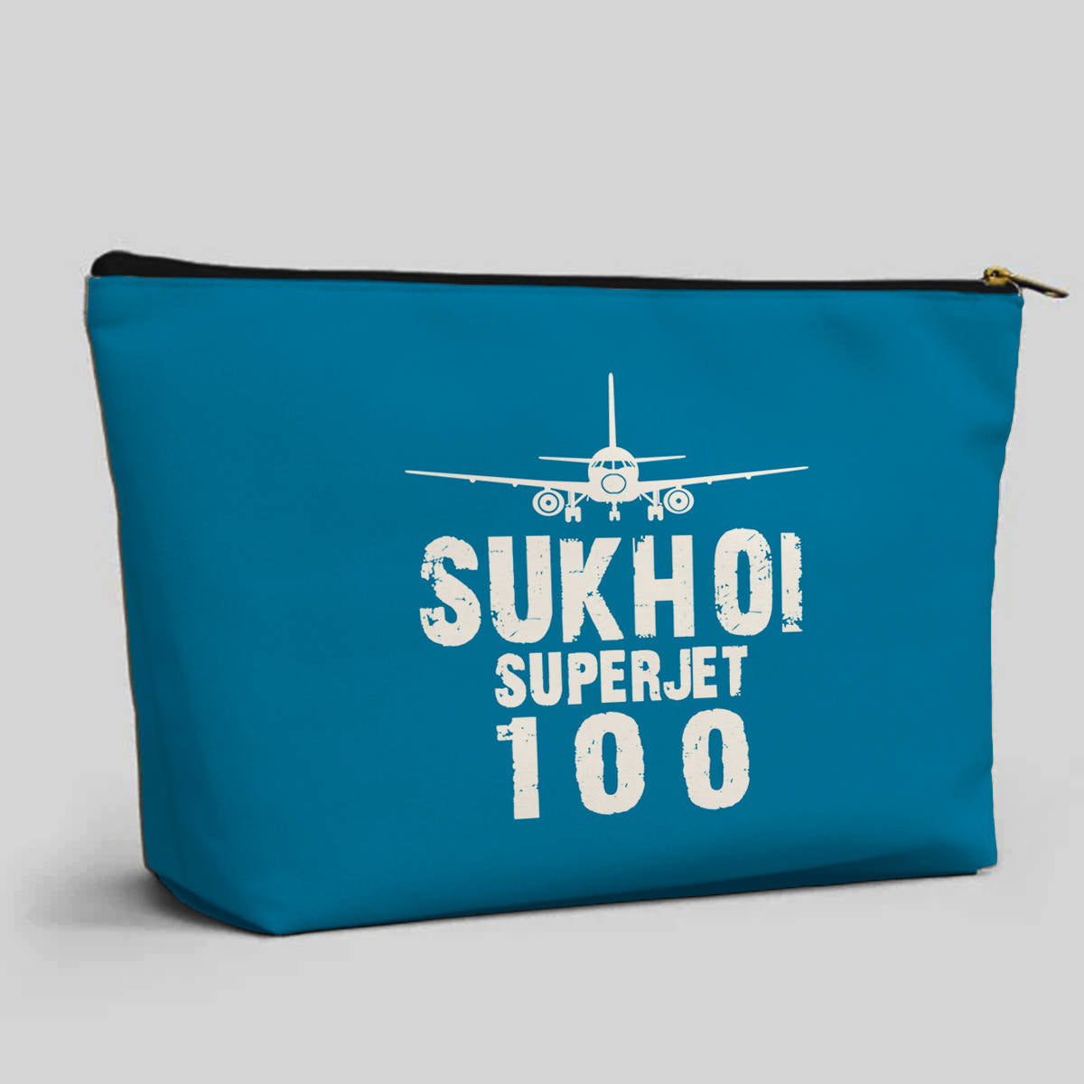 Sukhoi Superjet 100 & Plane Designed Zipper Pouch – Aviation Shop