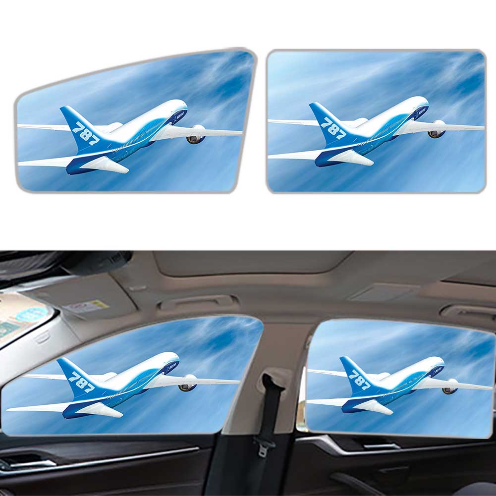 Beautiful Painting of Boeing 787 Dreamliner Designed Car Sun Shade (Si ...