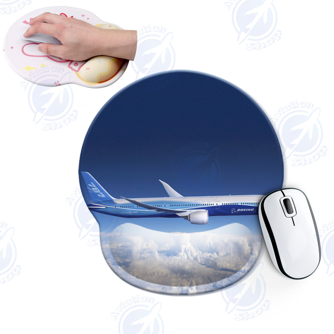 Boeing 787 Dreamliner Designed Ergonomic Mouse Pads – Aviation Shop