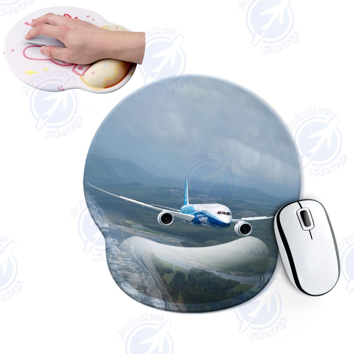 Cruising Boeing 787 Designed Ergonomic Mouse Pads – Aviation Shop