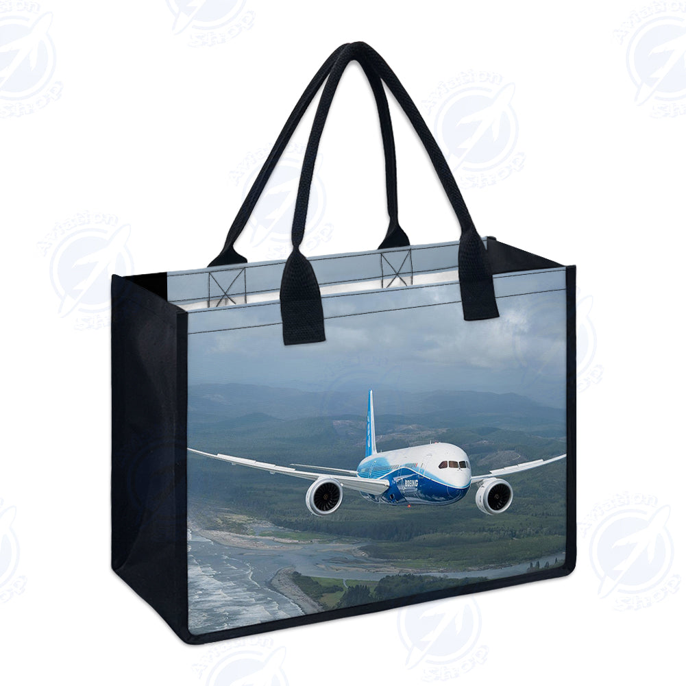 Cruising Boeing 787 Designed Special Canvas Bags – Aviation Shop