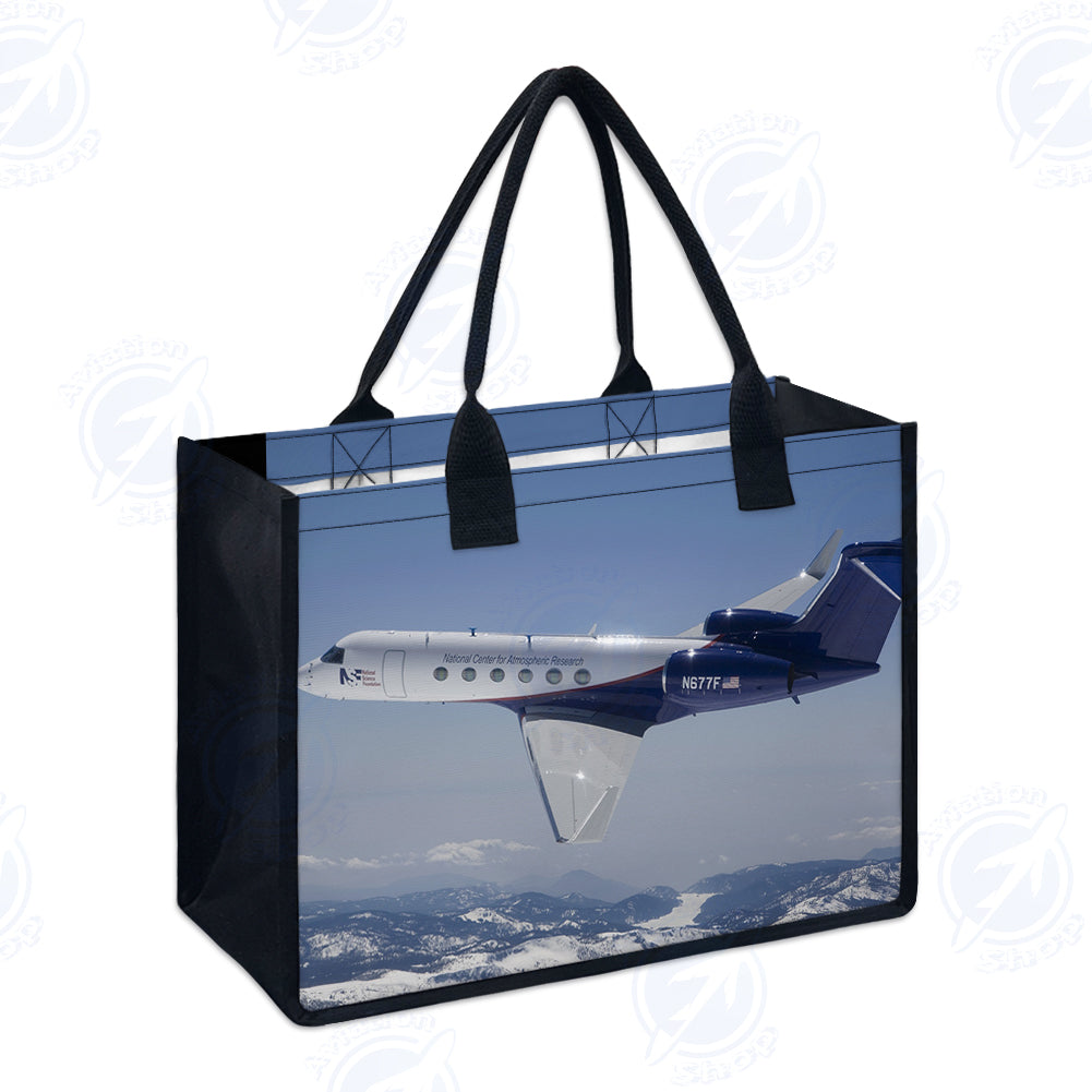 Cruising Gulfstream Jet Designed Special Canvas Bags – Aviation Shop