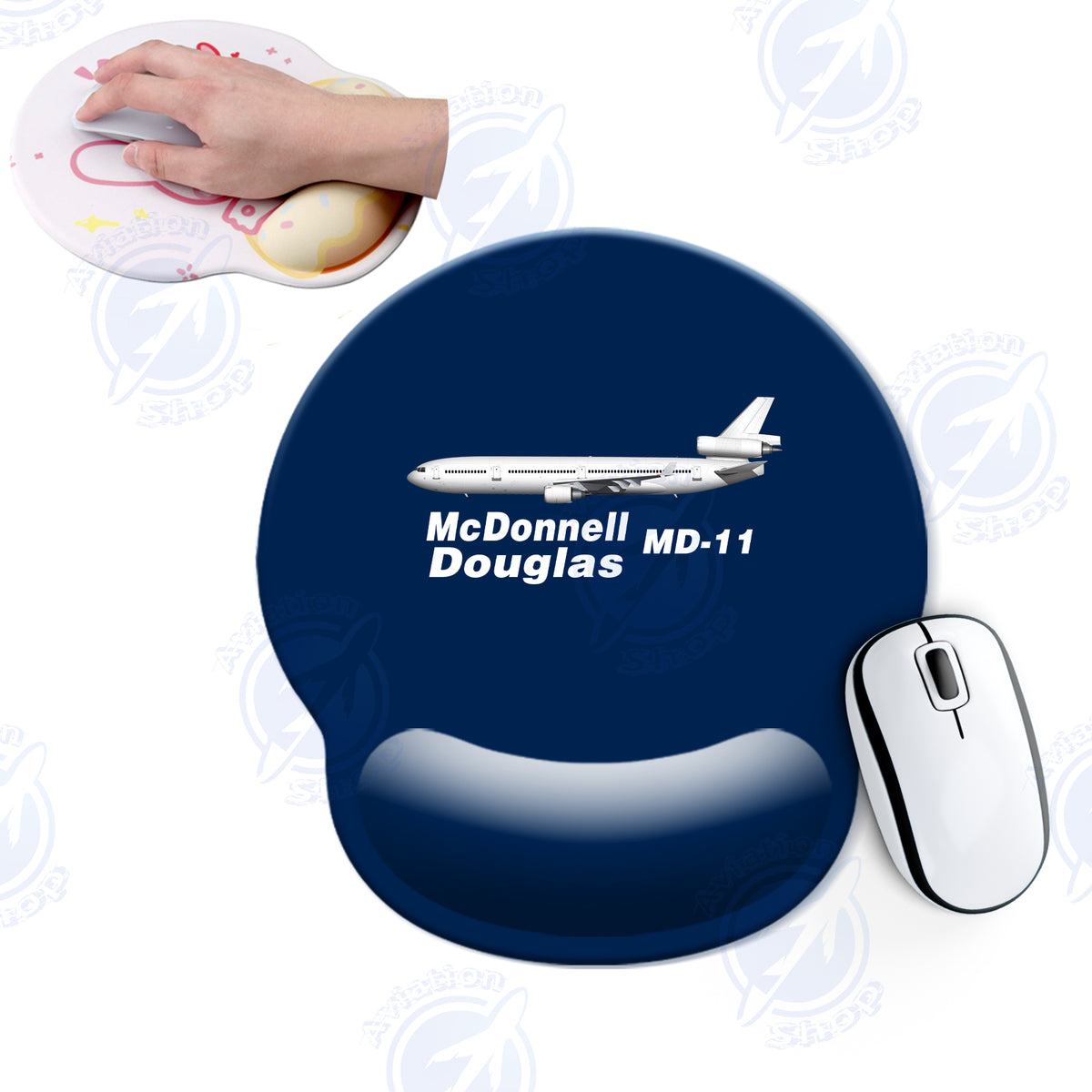The McDonnell Douglas MD-11 Designed Ergonomic Mouse Pads – Aviation Shop
