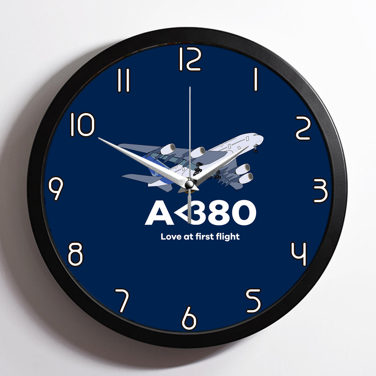 Airbus A380 Love at first flight Designed Wall Clocks – Aviation Shop