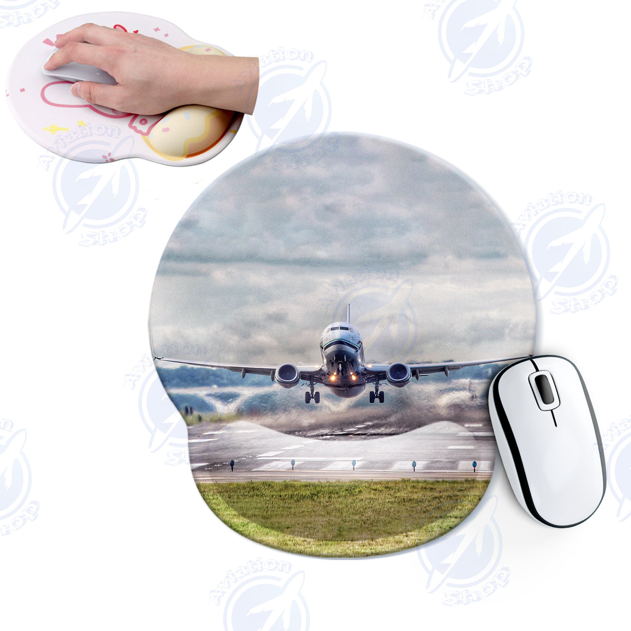Departing Boeing 737 Designed Ergonomic Mouse Pads – Aviation Shop