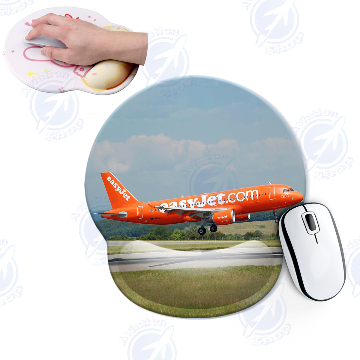 EasyJet's 200th Aircraft Designed Ergonomic Mouse Pads – Aviation Shop