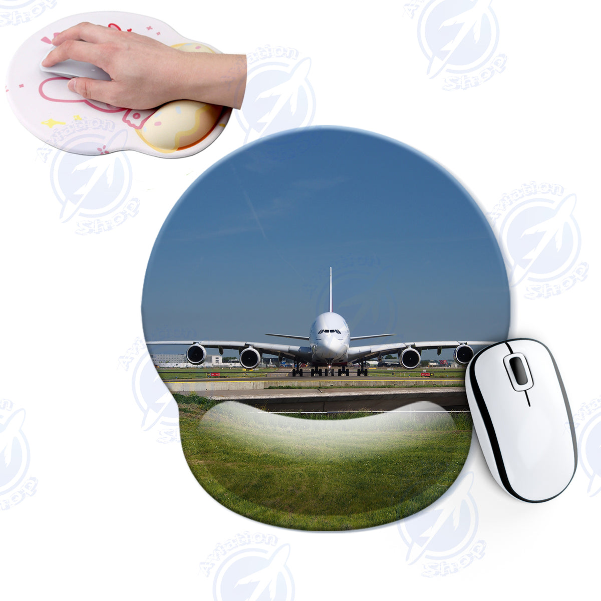 Face to Face with Airbus A380 Designed Ergonomic Mouse Pads – Aviation Shop