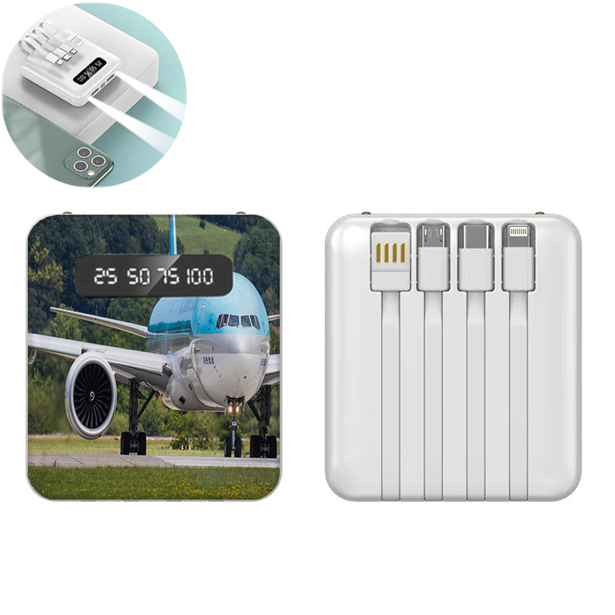 Face to Face with Korean Airlines Boeing 777 Designed 10000mAh Quick C ...