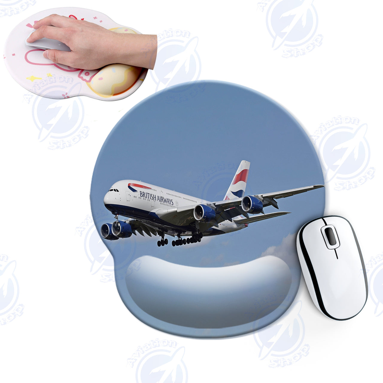 Landing British Airways A380 Designed Ergonomic Mouse Pads – Aviation Shop