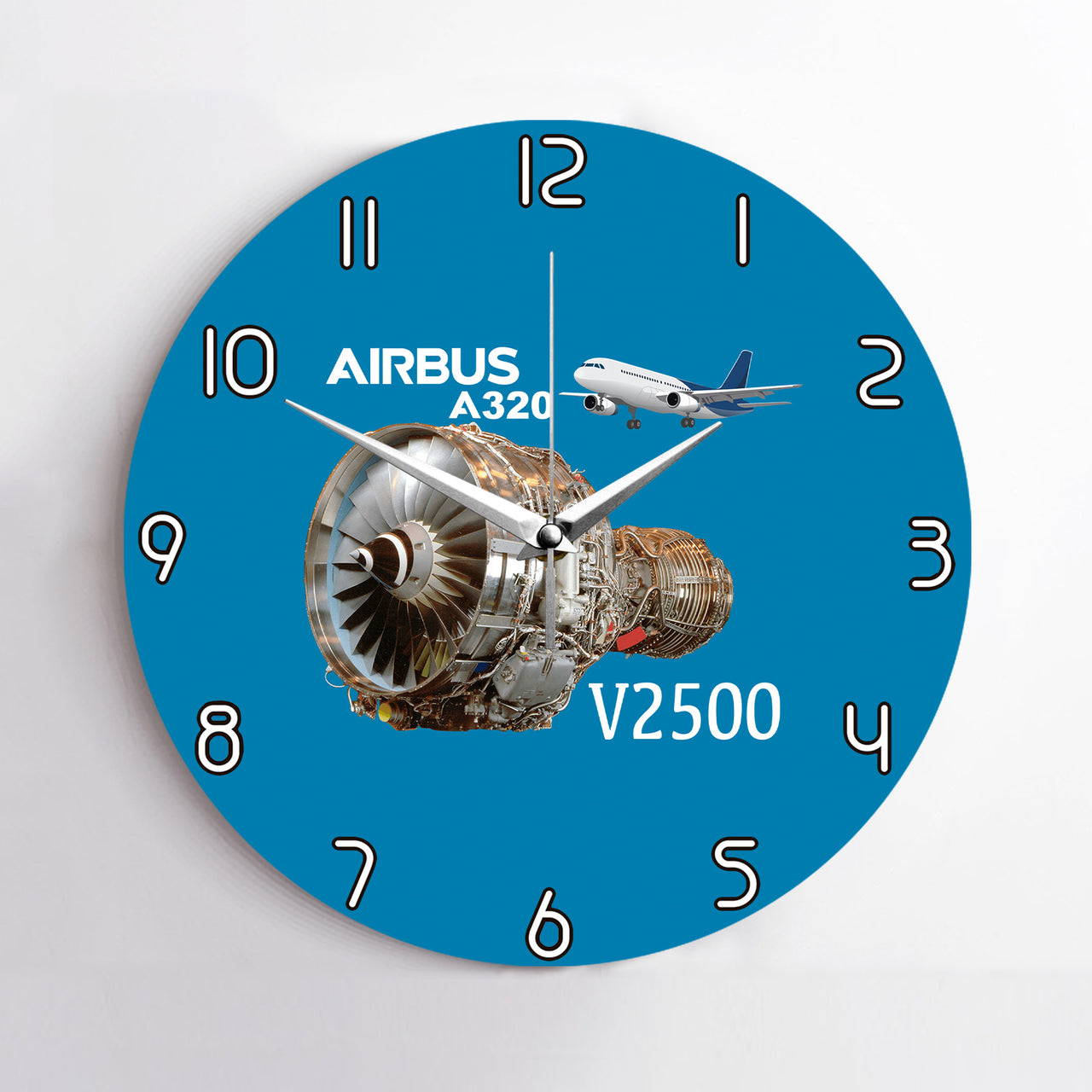 Airbus A320 & V2500 Engine Designed Wall Clocks – Aviation Shop