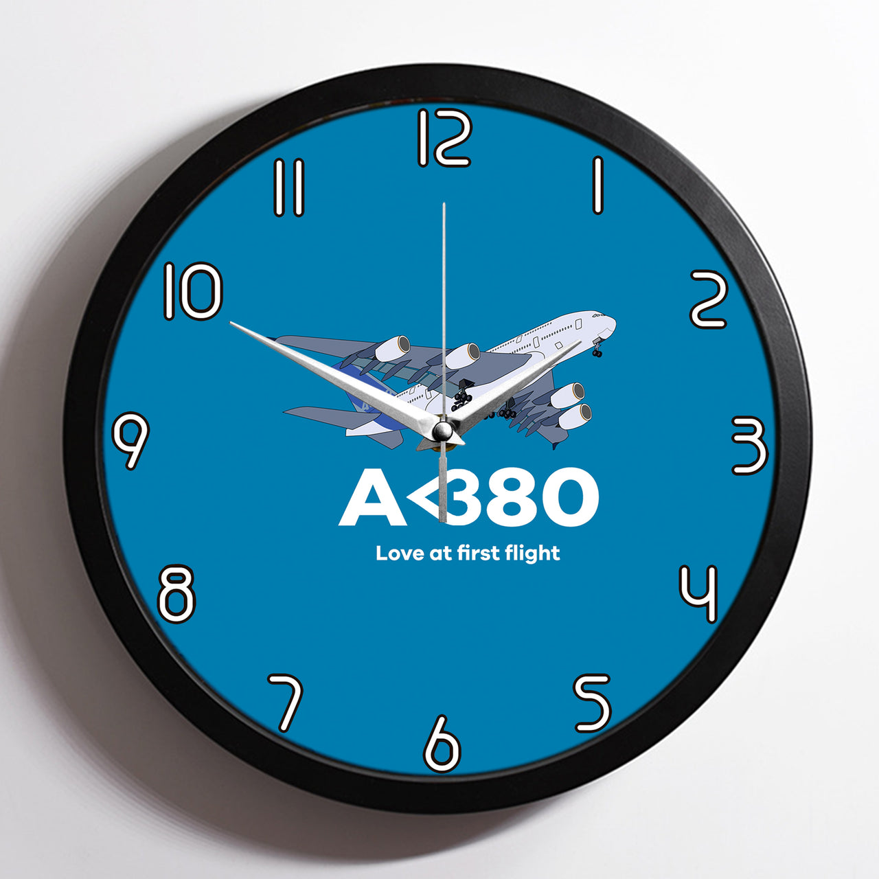 Airbus A380 Love at first flight Designed Wall Clocks – Aviation Shop