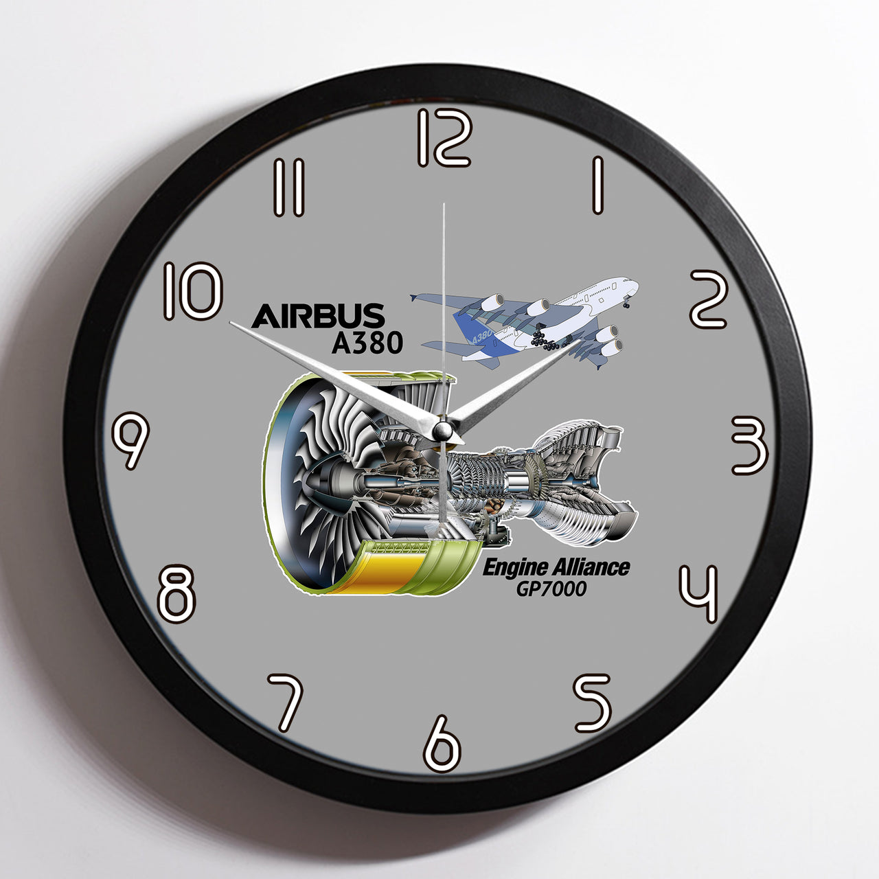 Airbus A380 & GP7000 Engine Designed Wall Clocks – Aviation Shop