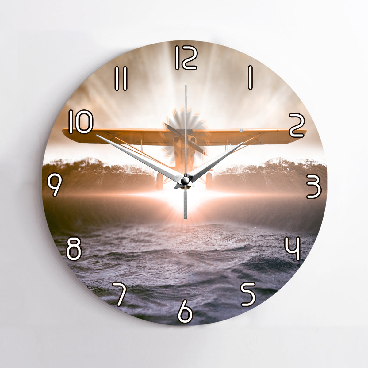 Graphical Propeller Designed Wall Clocks – Aviation Shop