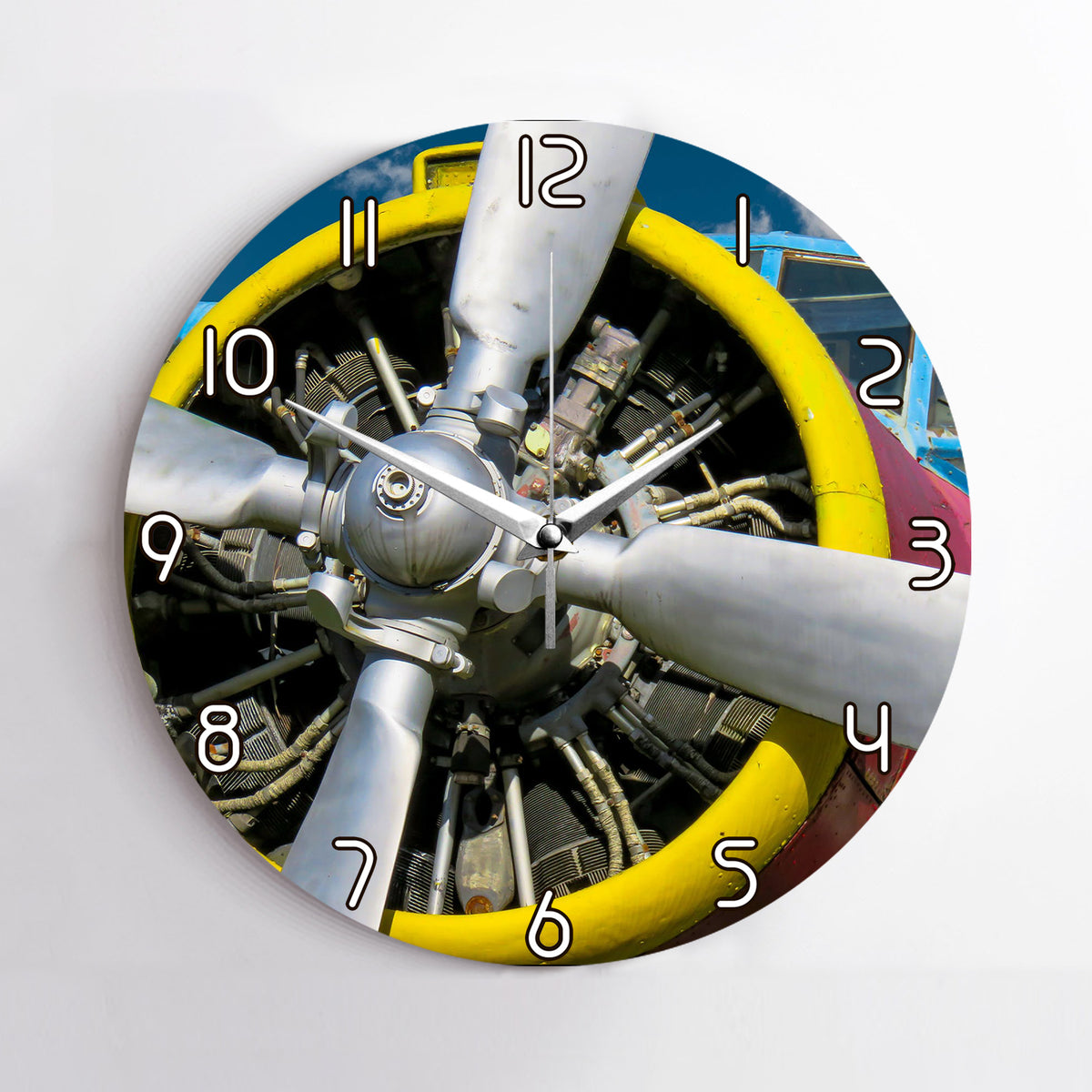 Double-Decker Airplane's Propeller Designed Wall Clocks – Aviation Shop