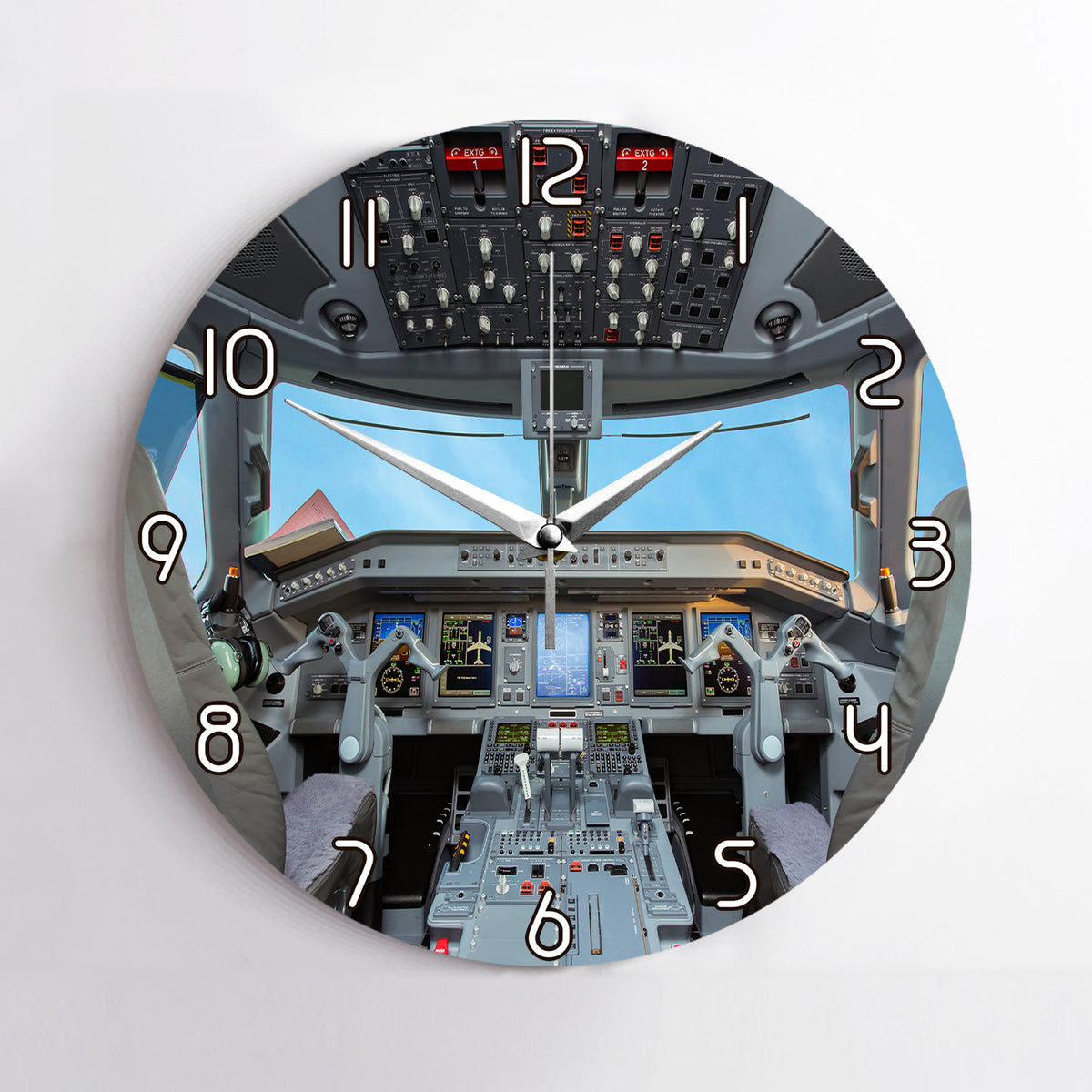 Embraer E190 Cockpit Designed Wall Clocks – Aviation Shop