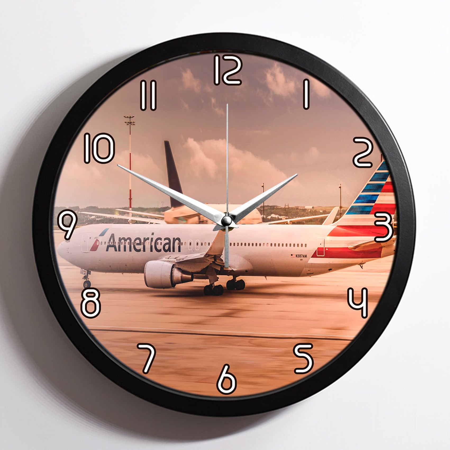 American Airlines Boeing 767 Designed Wall Clocks – Aviation Shop