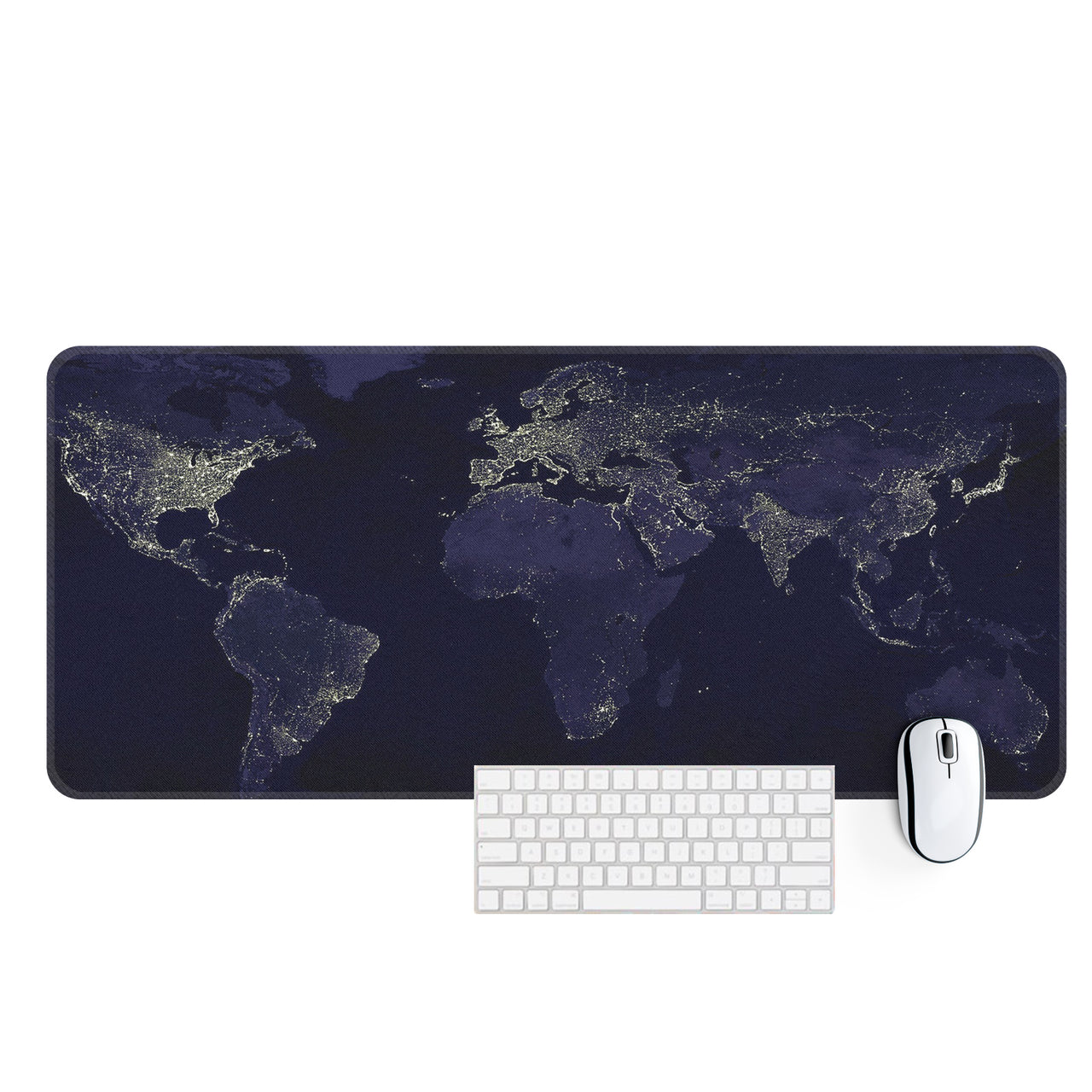 World Map From Space Designed Desk Mats – Aviation Shop