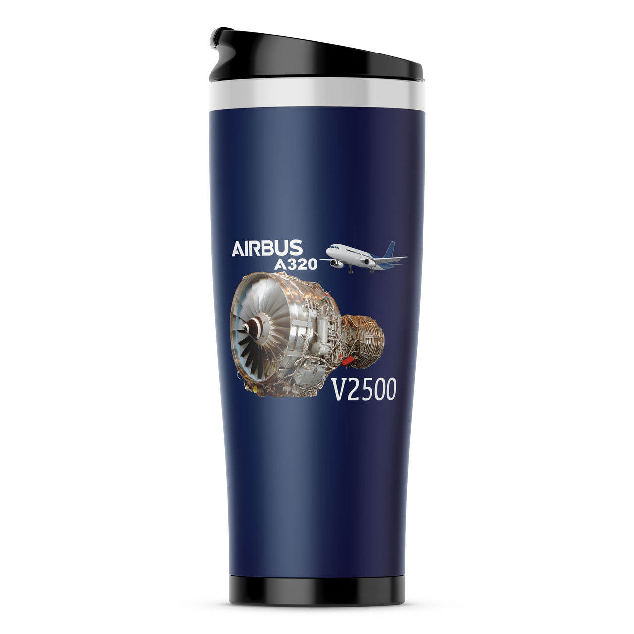 Airbus A320 & V2500 Engine Designed Travel Mugs – Aviation Shop