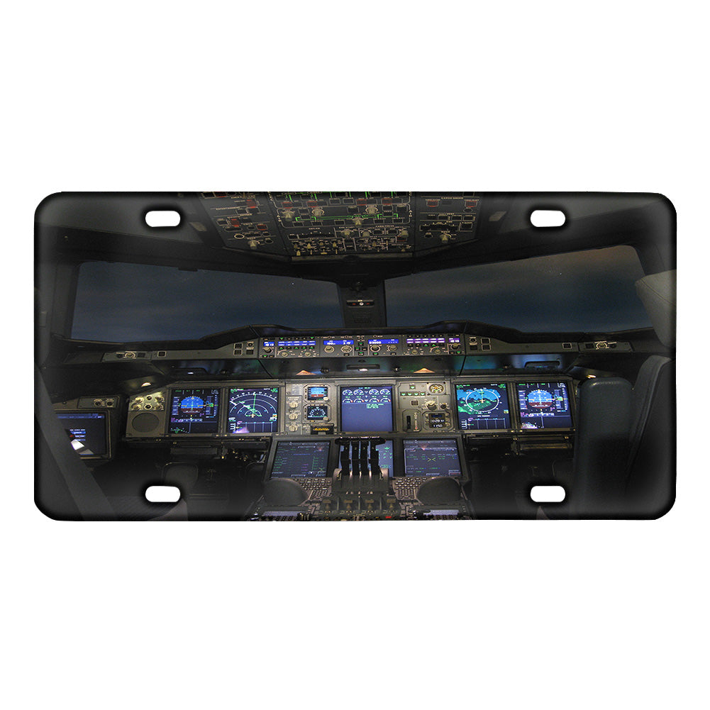 Airbus A380 Cockpit Designed Metal (License) Plates – Aviation Shop