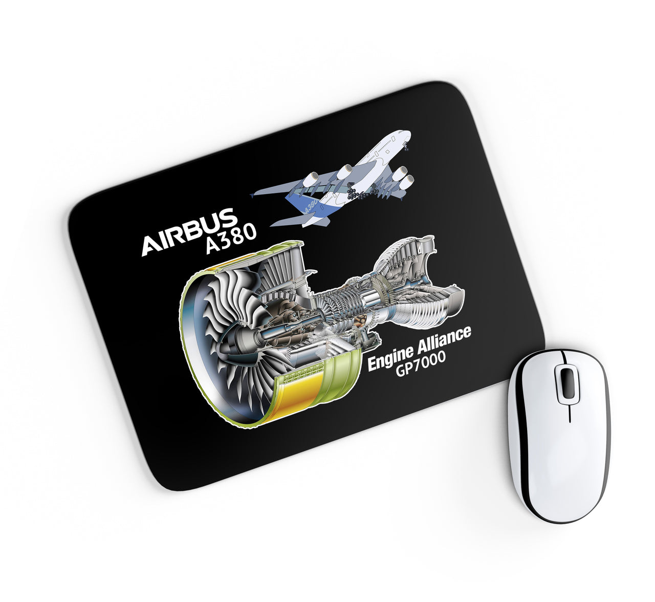 Airbus A380 & GP7000 Engine Designed Mouse Pads – Aviation Shop