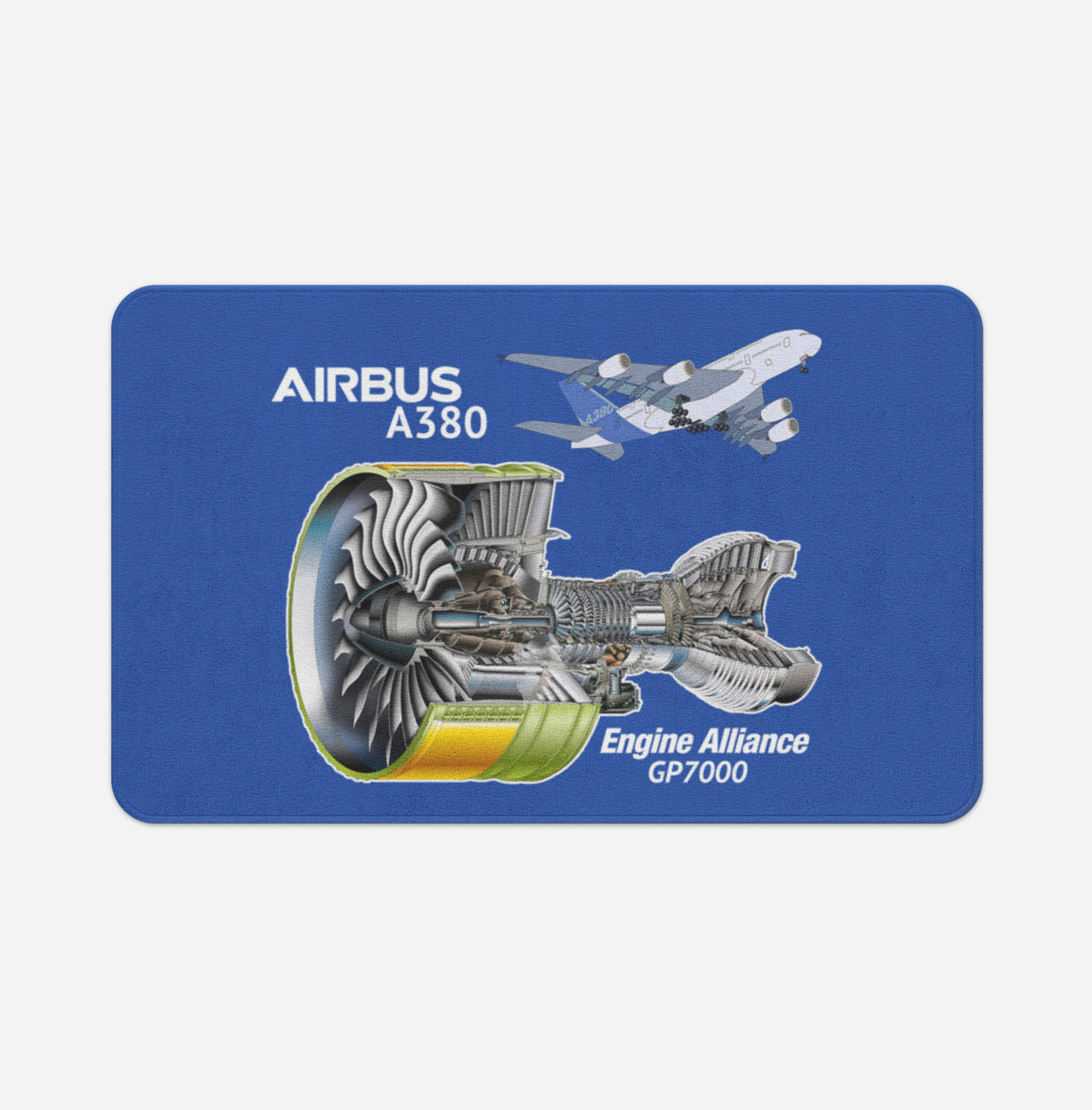 Airbus A380 & GP7000 Engine Designed Bath Mats – Aviation Shop