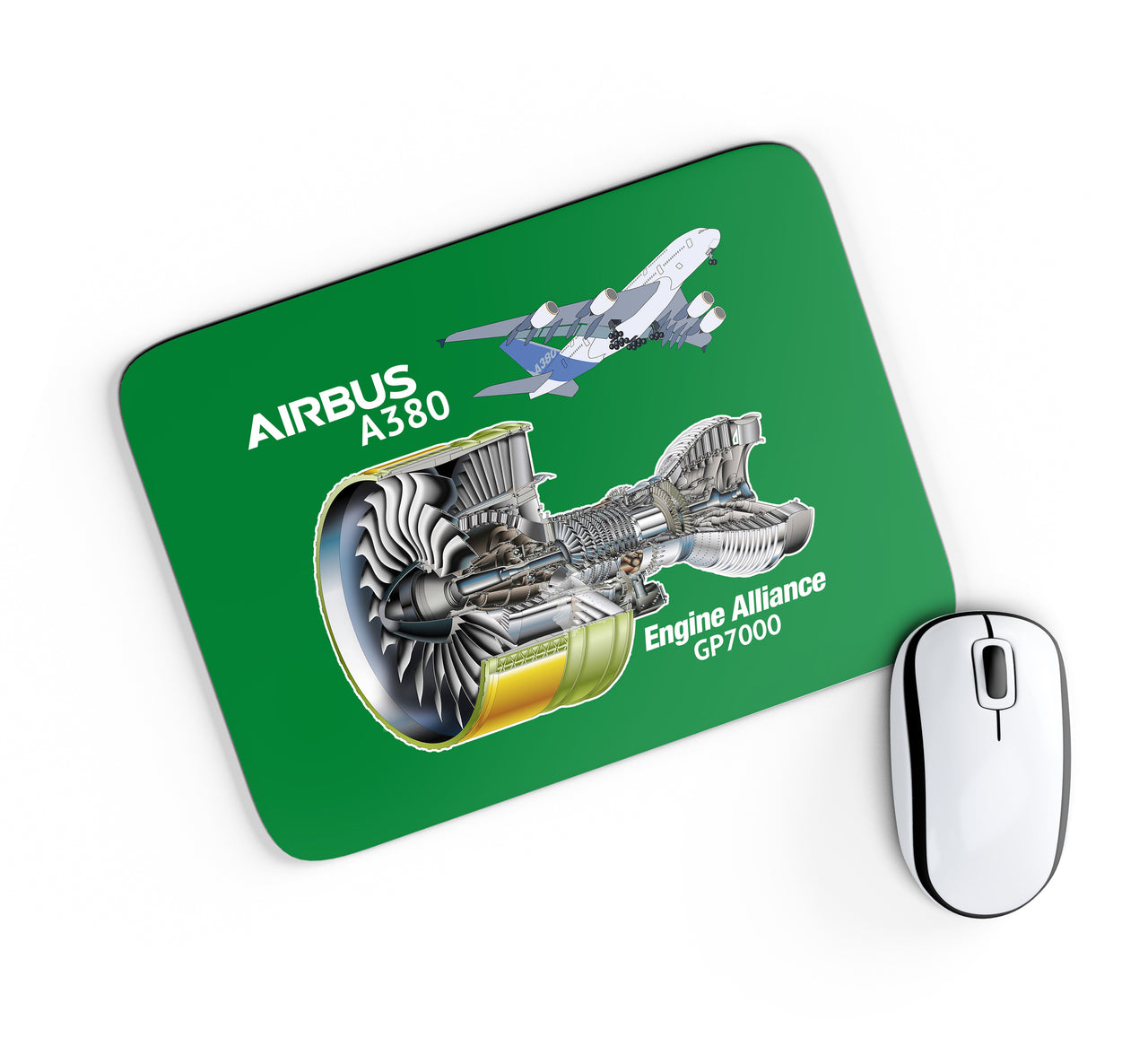 Airbus A380 & GP7000 Engine Designed Mouse Pads – Aviation Shop