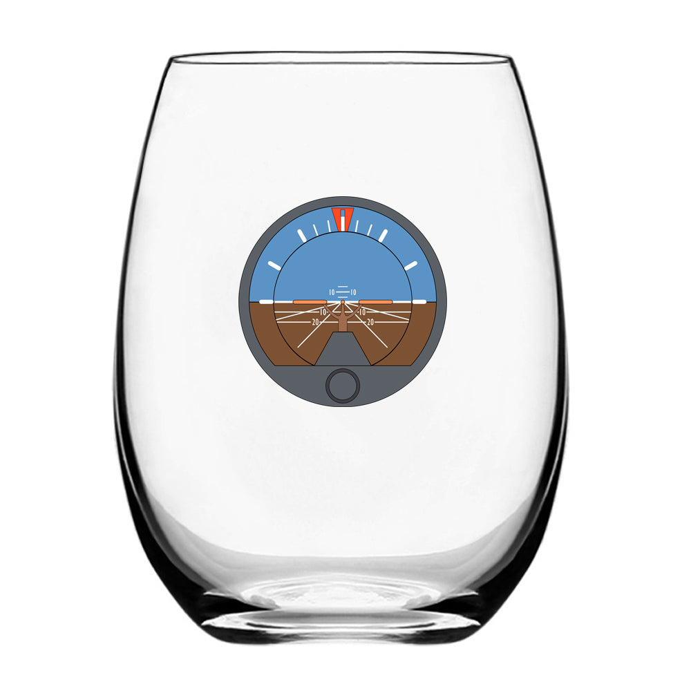 Artifial Horizontal Gyro Designed Water & Drink Glasses – Aviation Shop