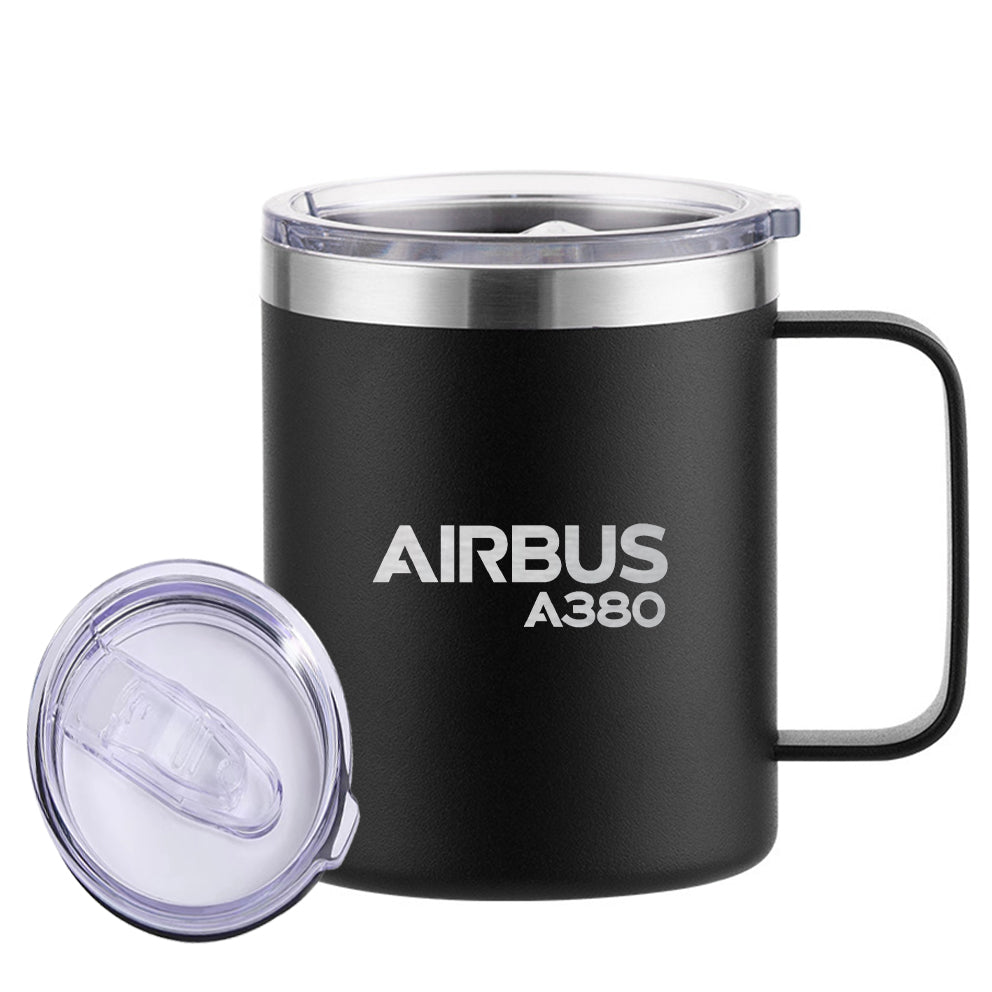 Airbus A380 & Text Designed Stainless Steel Laser Engraved Mugs ...