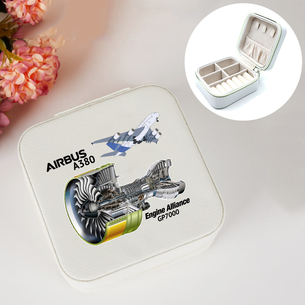 Airbus A380 & GP7000 Engine Designed Leather Jewelry Boxes – Aviation Shop