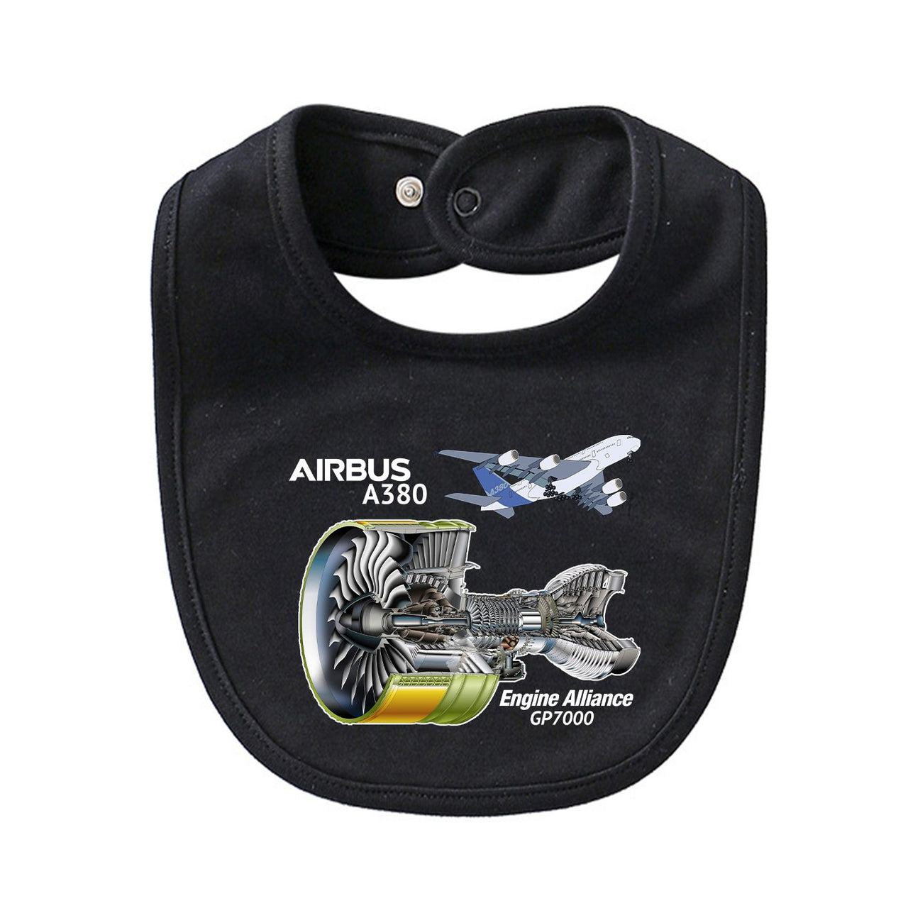 Airbus A380 & GP7000 Engine Designed Baby Saliva & Feeding Towels ...