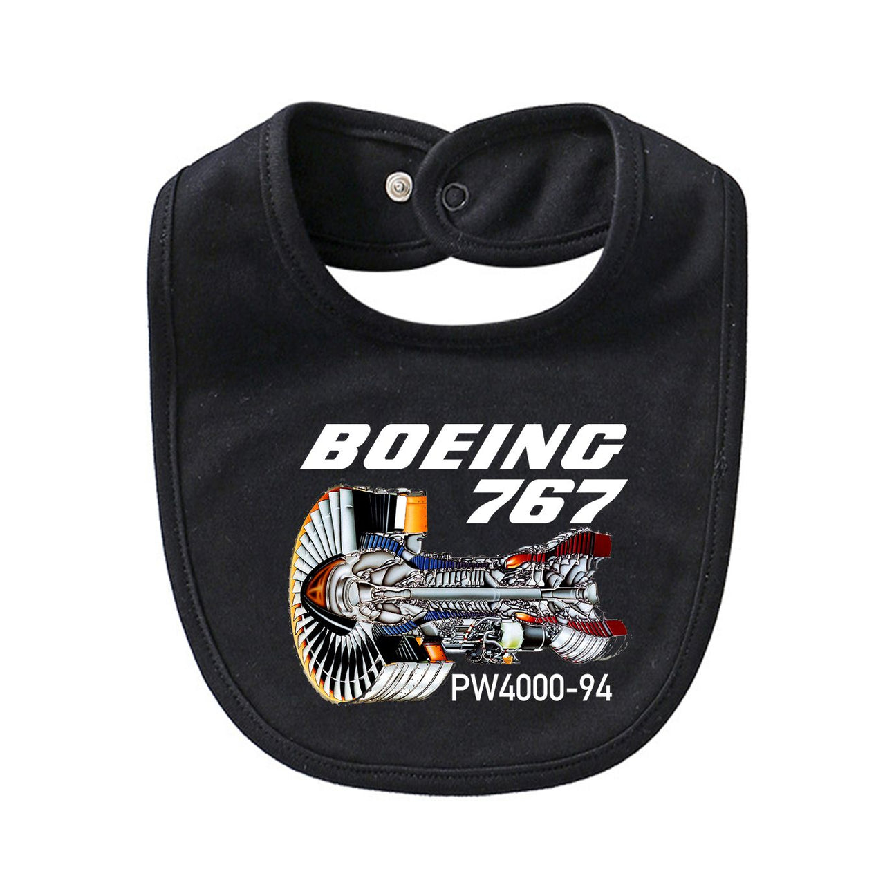 Boeing 767 Engine (PW4000-94) Designed Baby Saliva & Feeding Towels ...