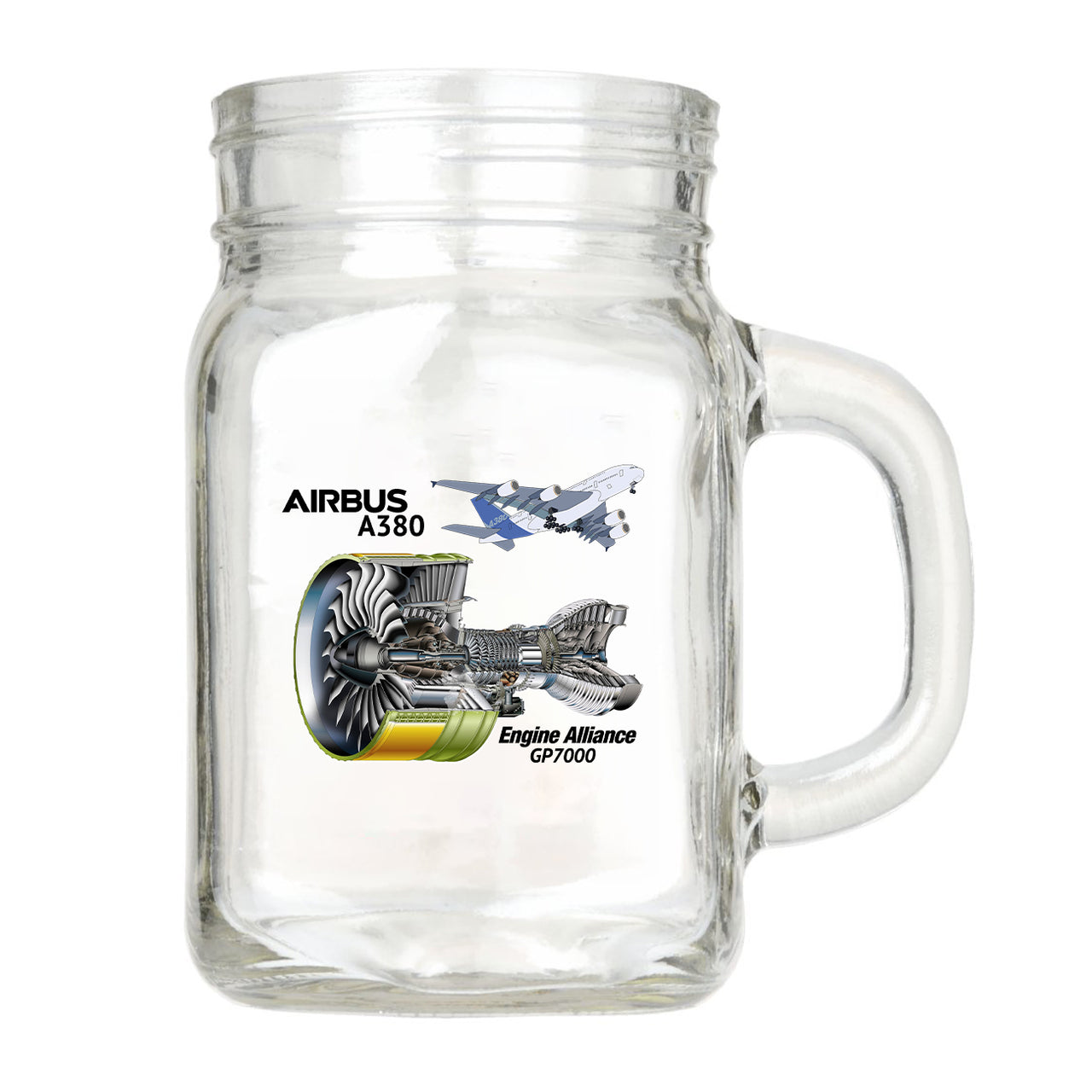 Airbus A380 & GP7000 Engine Designed Cocktail Glasses – Aviation Shop