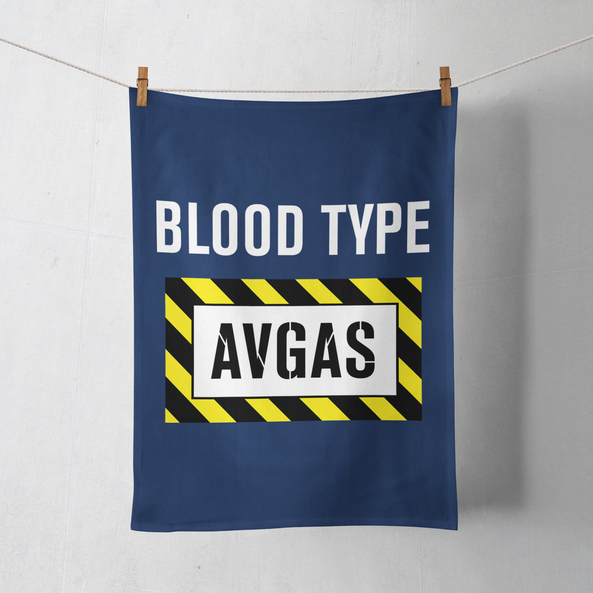 Blood Type AVGAS Designed Towels – Aviation Shop