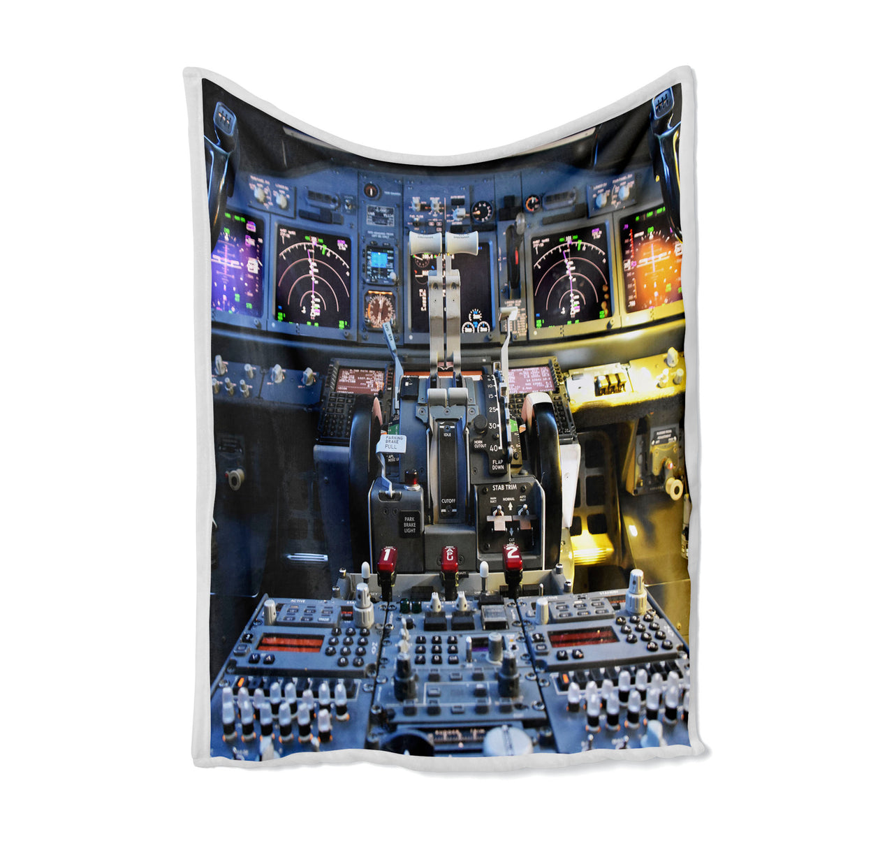 Boeing 737 Cockpit Designed Bed Blankets & Covers – Aviation Shop