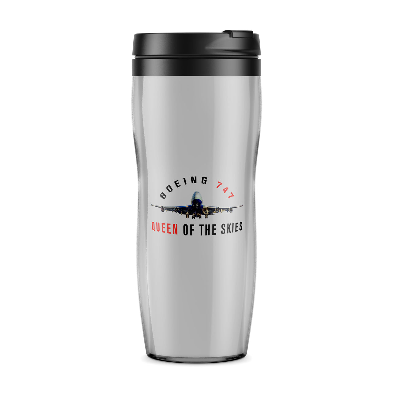 Boeing 747 Queen of the Skies Designed Plastic Travel Mugs – Aviation Shop