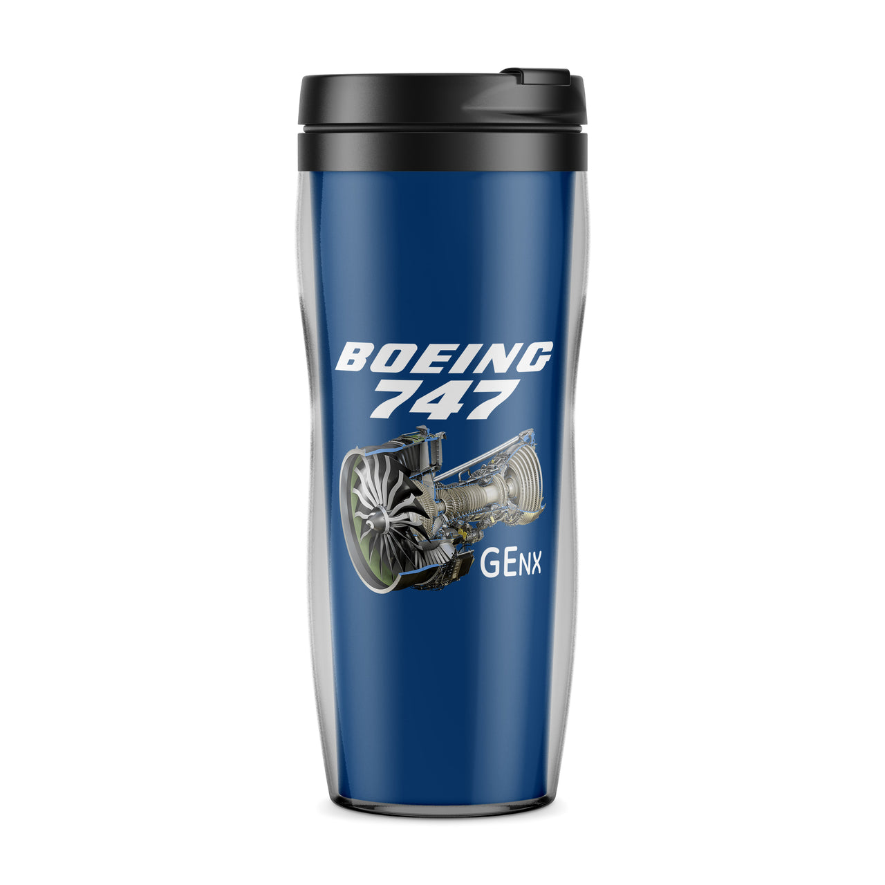 Boeing 747 & GENX Engine Designed Plastic Travel Mugs – Aviation Shop