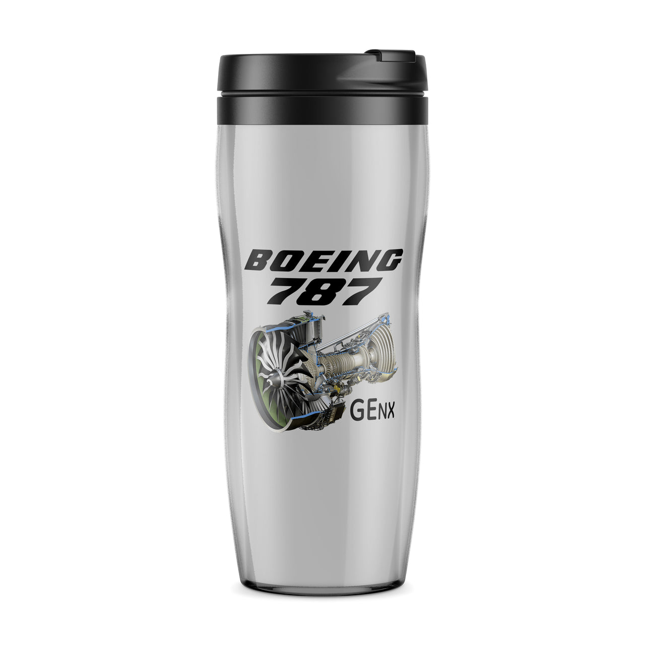 Boeing 787 & GENX Engine Designed Plastic Travel Mugs – Aviation Shop