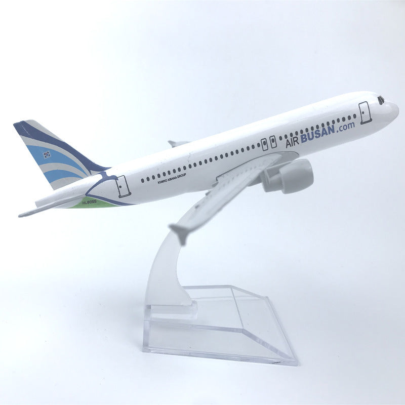 Busan South Korea Airbus A320 Airplane Model (16CM) – Aviation Shop