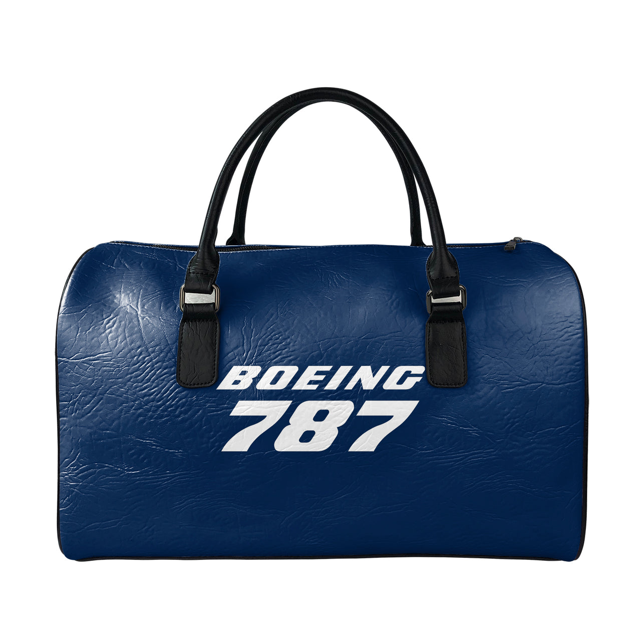 Boeing 787 & Text Designed Leather Travel Bag – Aviation Shop