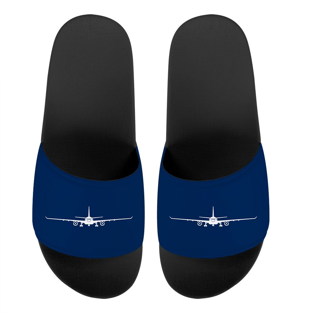 Airbus A330 Silhouette Designed Sport Slippers – Aviation Shop