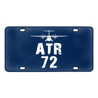 ATR-72 & Plane Designed Metal (License) Plates – Aviation Shop
