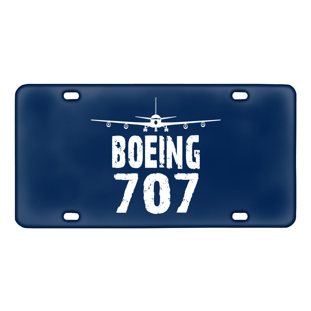 Boeing 707 & Plane Designed Metal (License) Plates – Aviation Shop