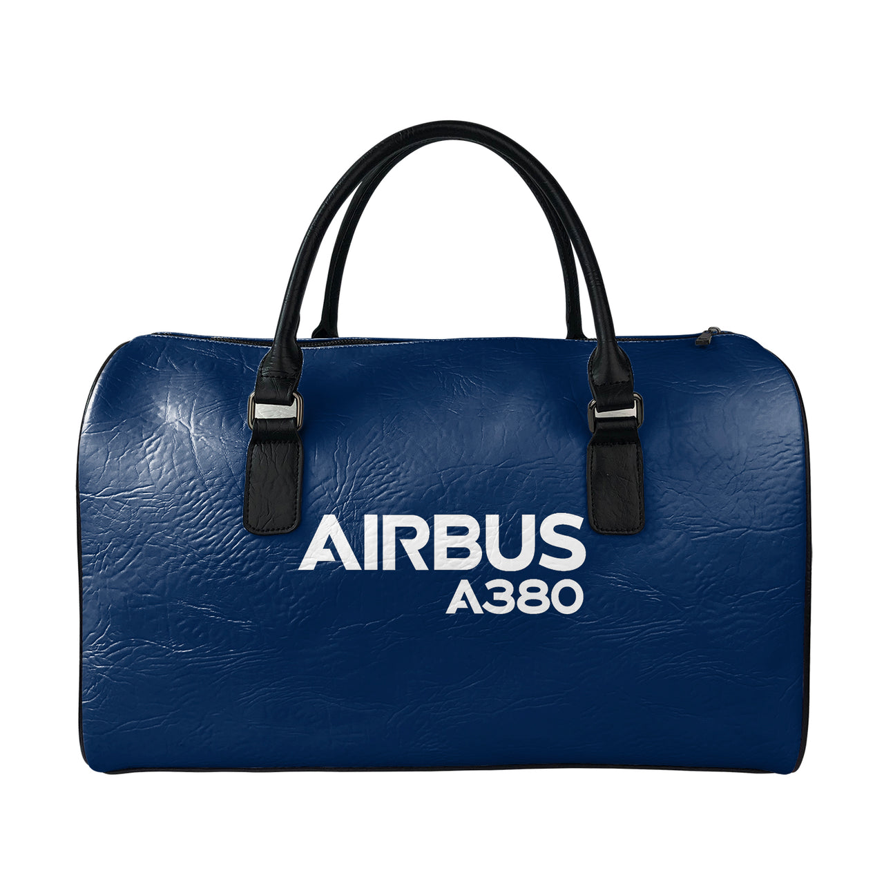Airbus A380 & Text Designed Leather Travel Bag – Aviation Shop