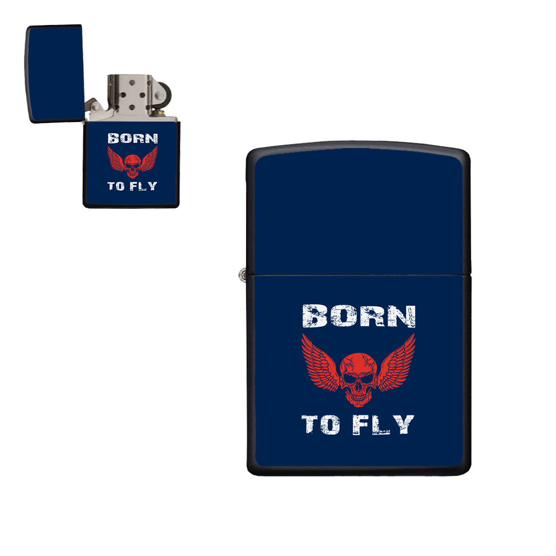 Born To Fly SKELETON Designed Metal Lighters – Aviation Shop