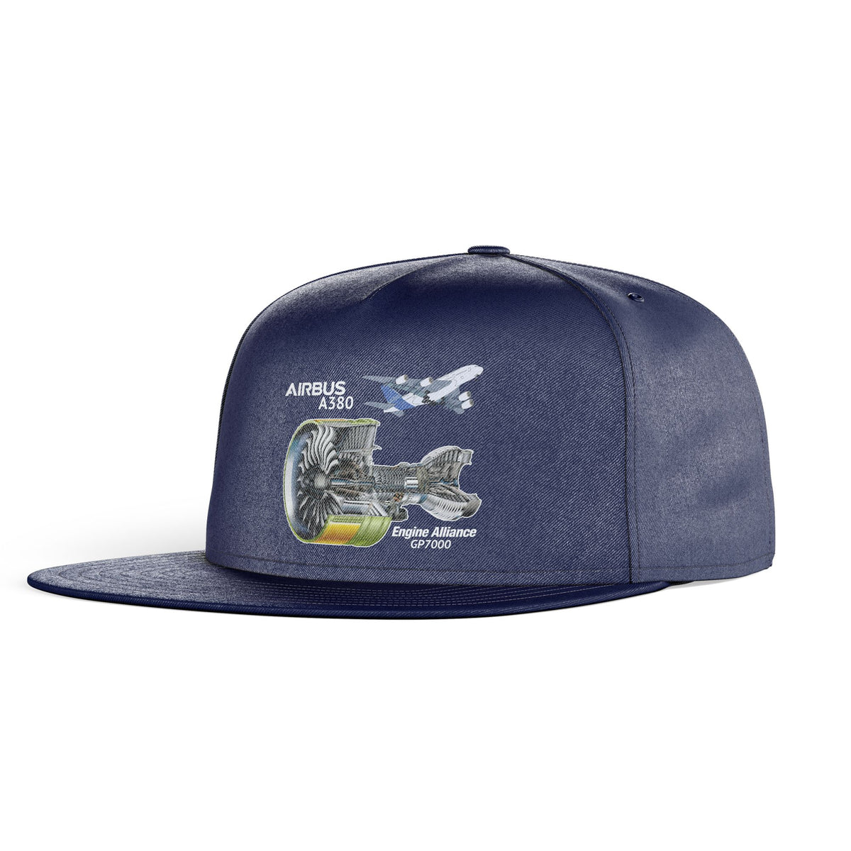 Airbus A380 & GP7000 Engine Designed Snapback Caps & Hats – Aviation Shop